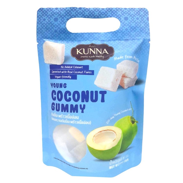 Kunna/คันนา กัมมี่มะพร้าวเนื้ออ่อน 89 กรัม : นิโกะ นิโกะ มาร์เก็ต ...