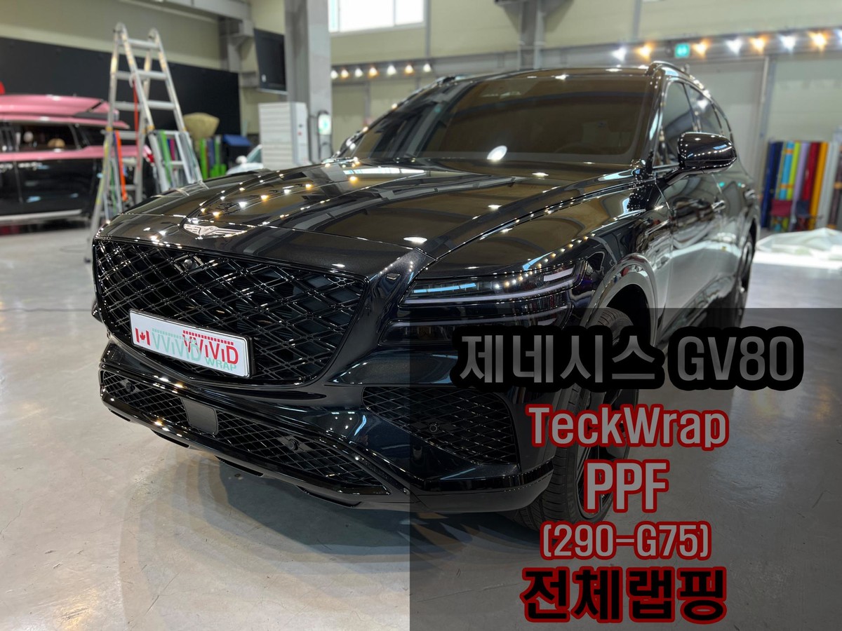 [제네시스 GV80] Teckwrap PPF : 카드레스스킨