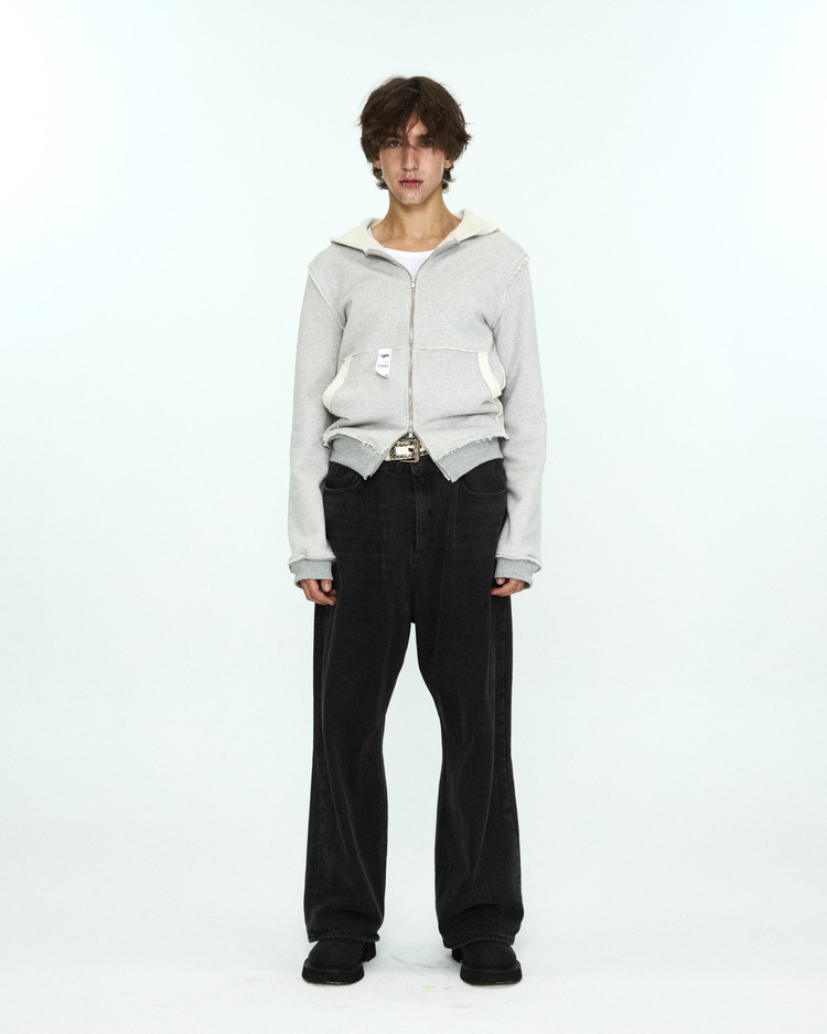 Fray hoodie (only grey) : GYKO