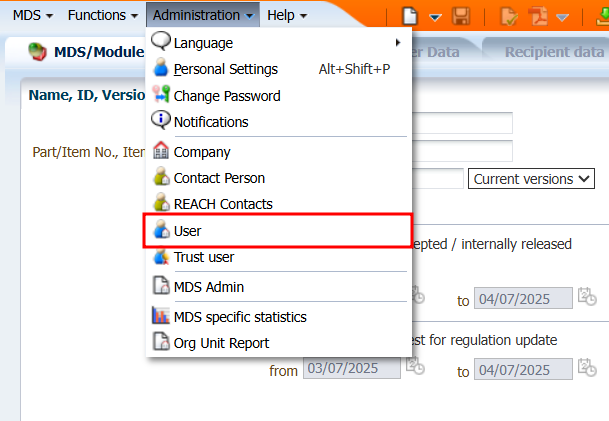 IMDS FAQ: How to Manage IMDS User Accounts and Contact Persons : MDSKorea Newsletter