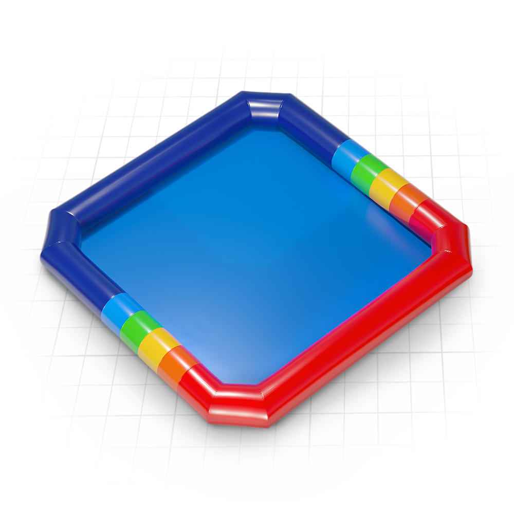 바운스브라더스 B2222 하프레인보우 에어수영장 에어풀장