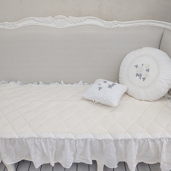 라벨르엠 극세사 프릴 소파패드 (2color,2size) : 라벨르엠 - Labelle M