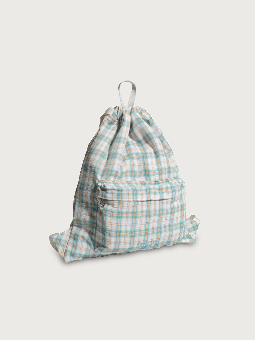 Check String Back Pack - Blue : oimo 오이모