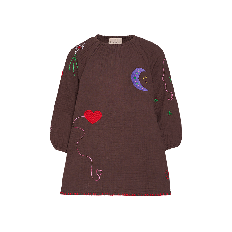 Karin MINI Dress - Chocolate Brown : Giggle Shop (기글샵)