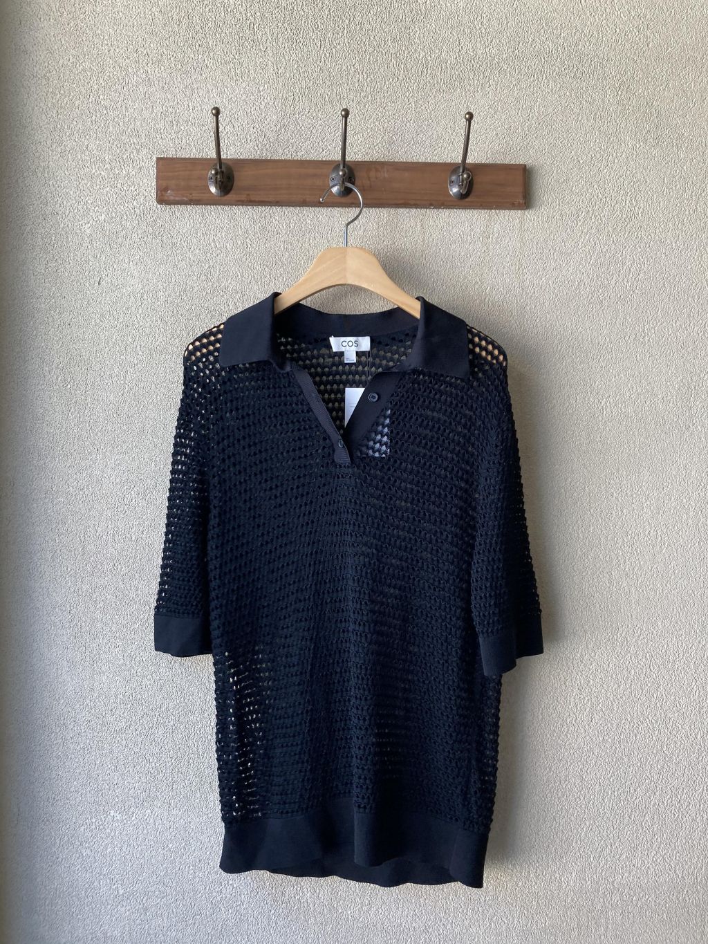 COS cotton fishnet knit top : Heidemarie 하이드마리