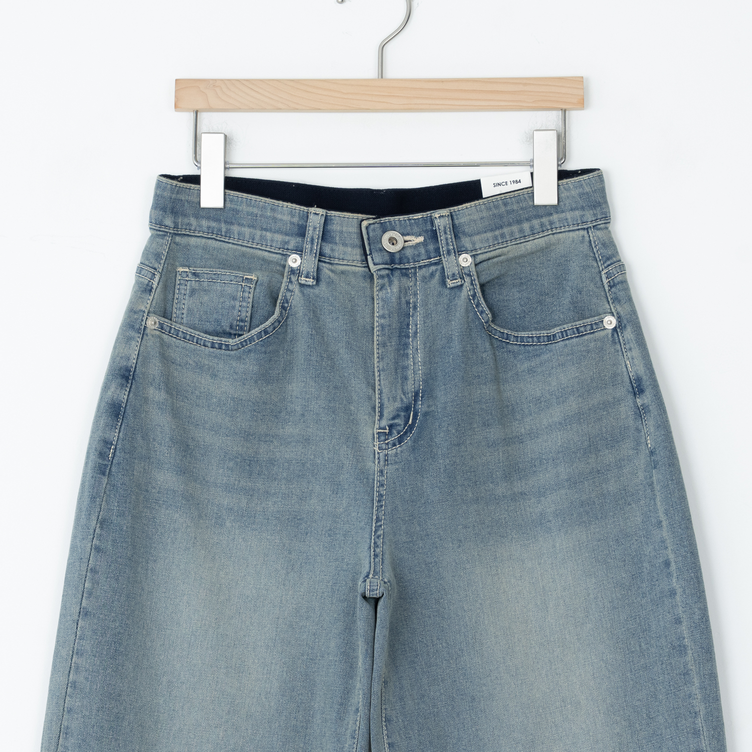 노바디진 더티청와이드팬츠 : 노바디진 NOBODY JEANS