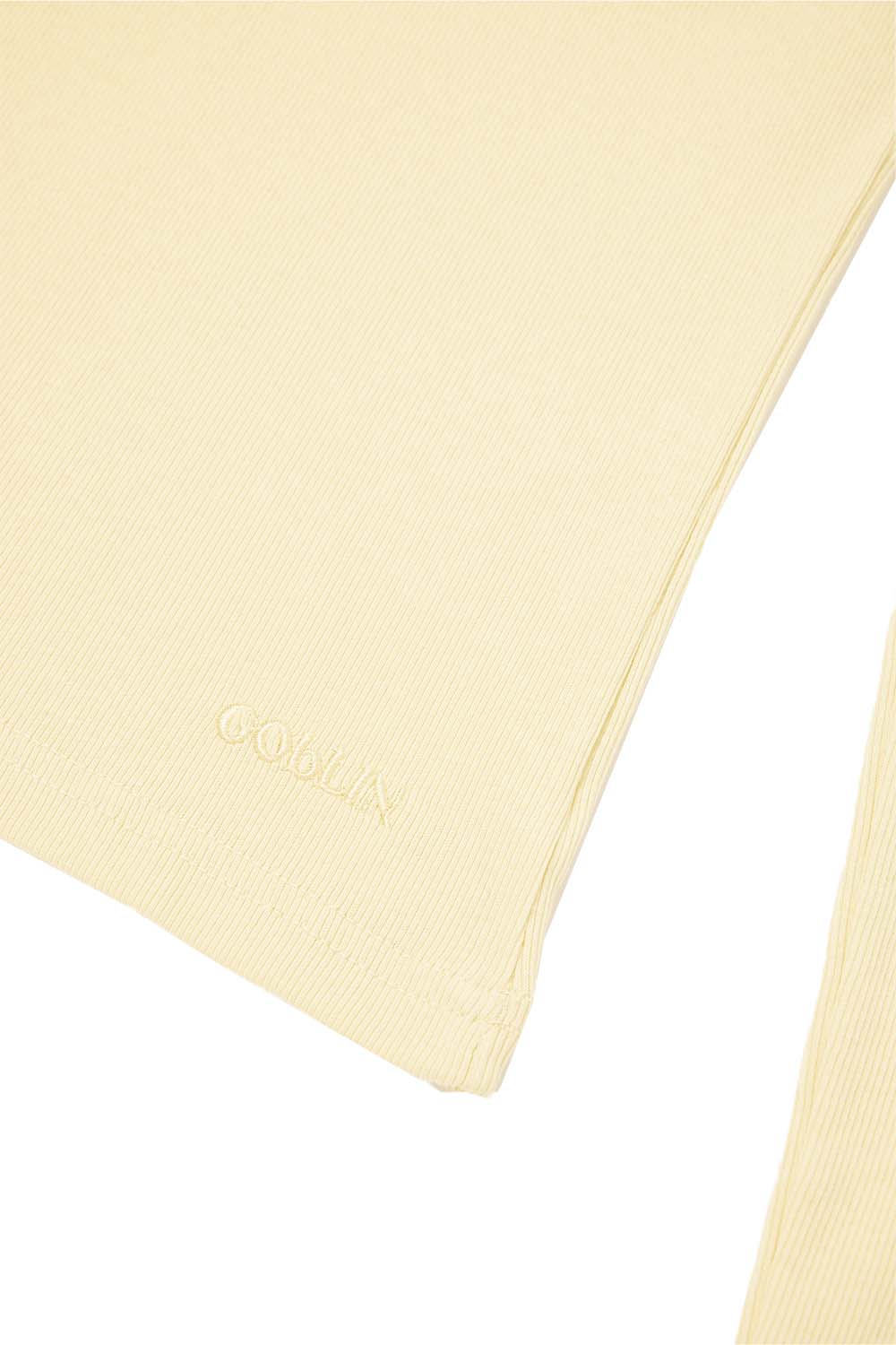 Cassie V Fitted Long Sleeves(Butter) : Goblin Wear 고블린 웨어