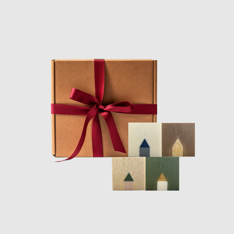 [GIFT] 무화 | 집 비누 4종 세트 : MAKEFOLIO 메이크폴리오