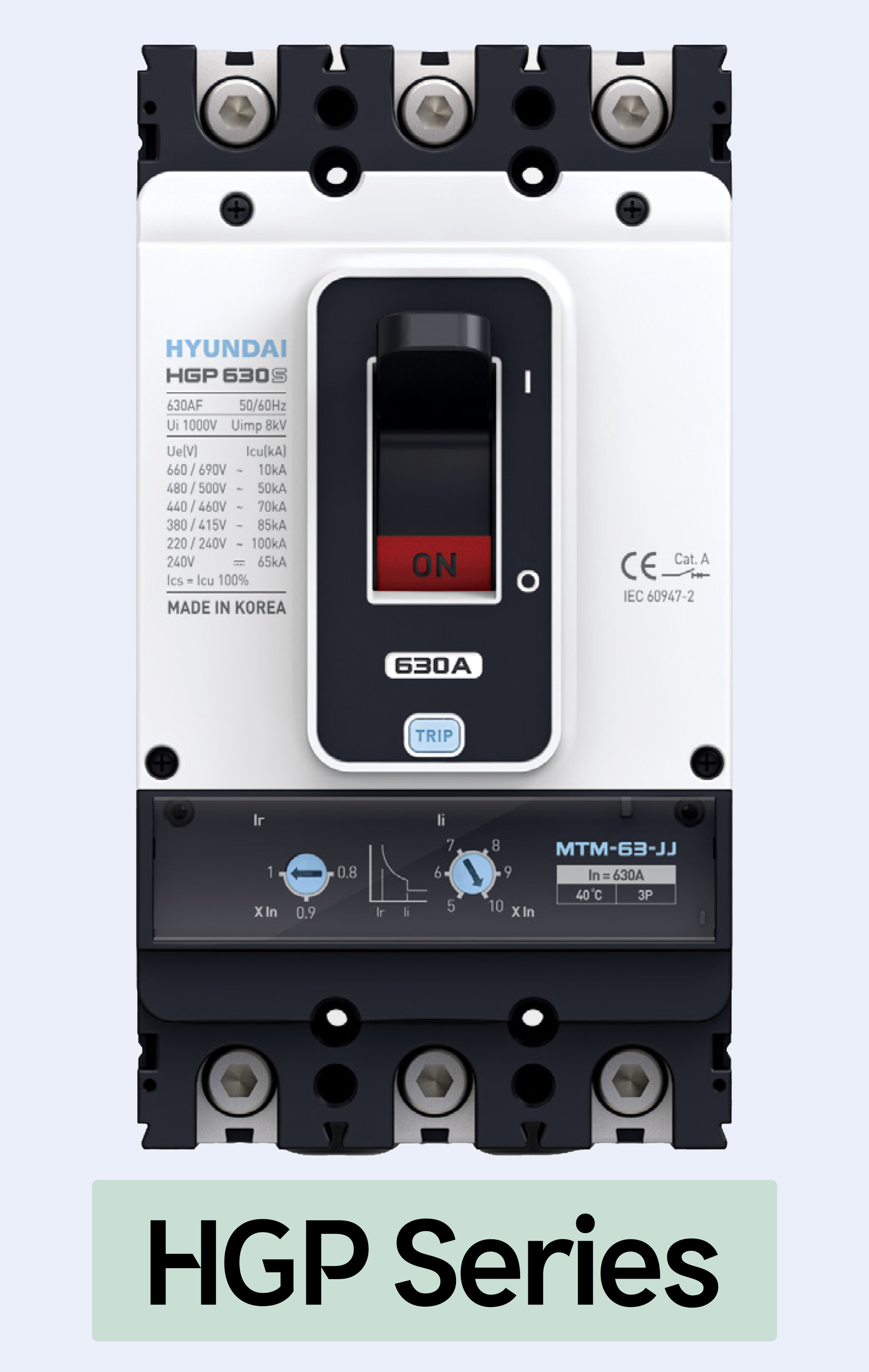 HD Hyundai Electric Molded Case Circuit Breaker HGP/HGM Series
