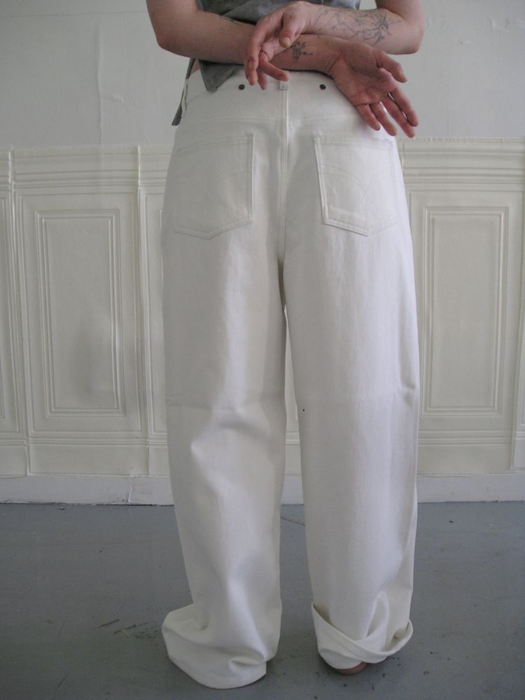 eont's 2025SS Basic Pants -White : eont's