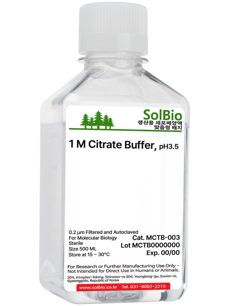1 M Citrate Buffer, pH3.5:MCTB-003 : 솔바이오팜