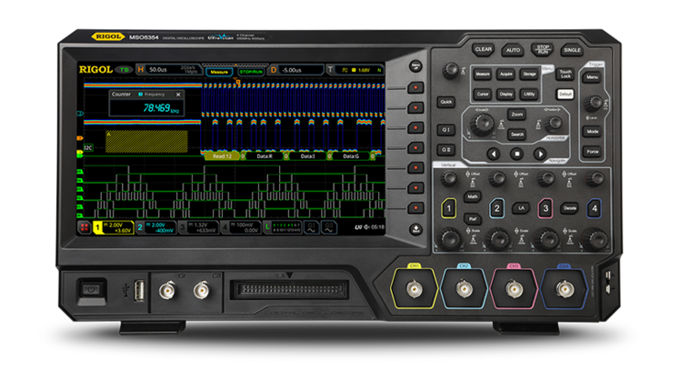RIGOL MSO5354 350MHz 고성능 혼합신호 오실로스코프 - ACRT(에이씨알티)