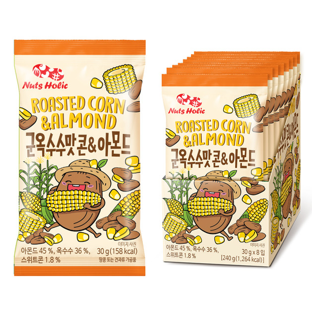 KMF HALAL Certified Roasted Corn&Alomnd : S.M. AGRI. & FISHERIES CO., LTD.