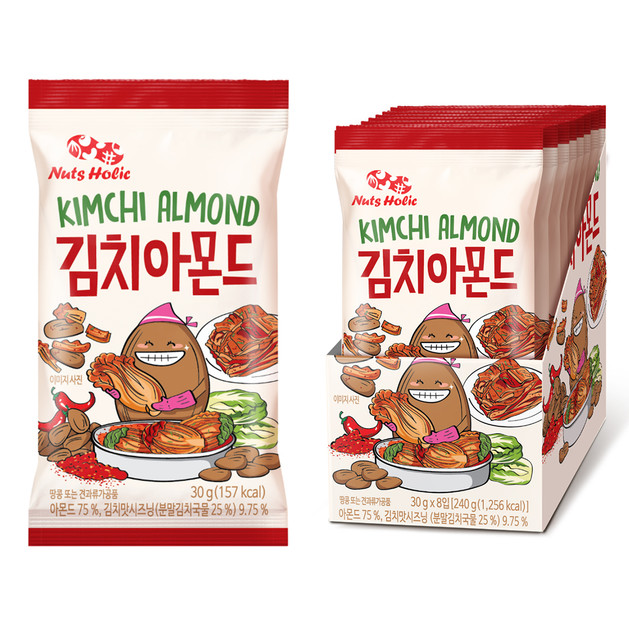 KMF HALAL Certified Kimchi Almond : S.M. AGRI. & FISHERIES CO., LTD.