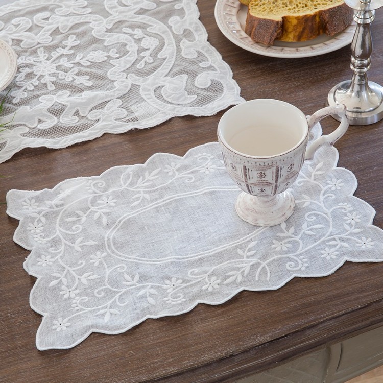 메종드파리 플레이스매트 쟈뎅 (화이트) : 라벨르엠 - Labelle M