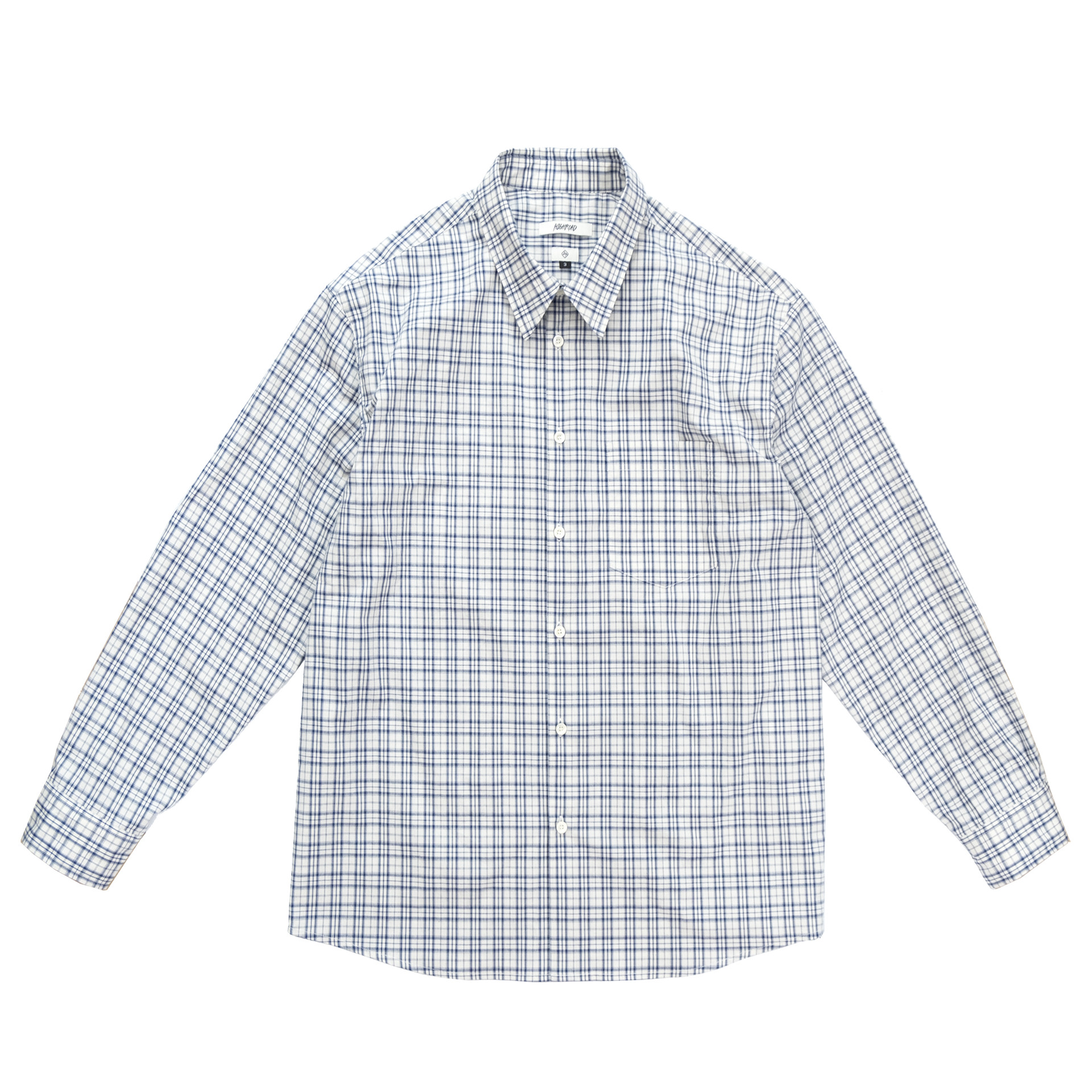 COUNTRY CHECKED SHIRTS - BLUE : 하이로드 HIGHROAD