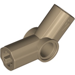 레고부품 Dark Tan Technic, Axle and Pin Connector Angled #4 - 135 degrees ...