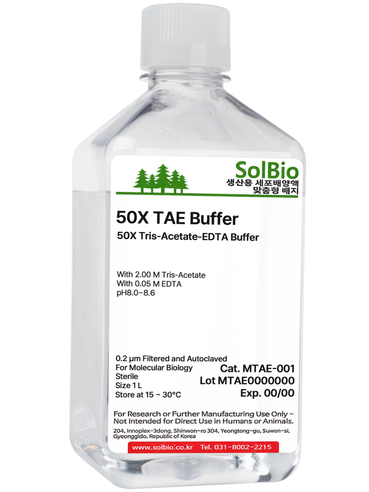 50X TAE Buffer:MTAE-001 : 솔바이오팜