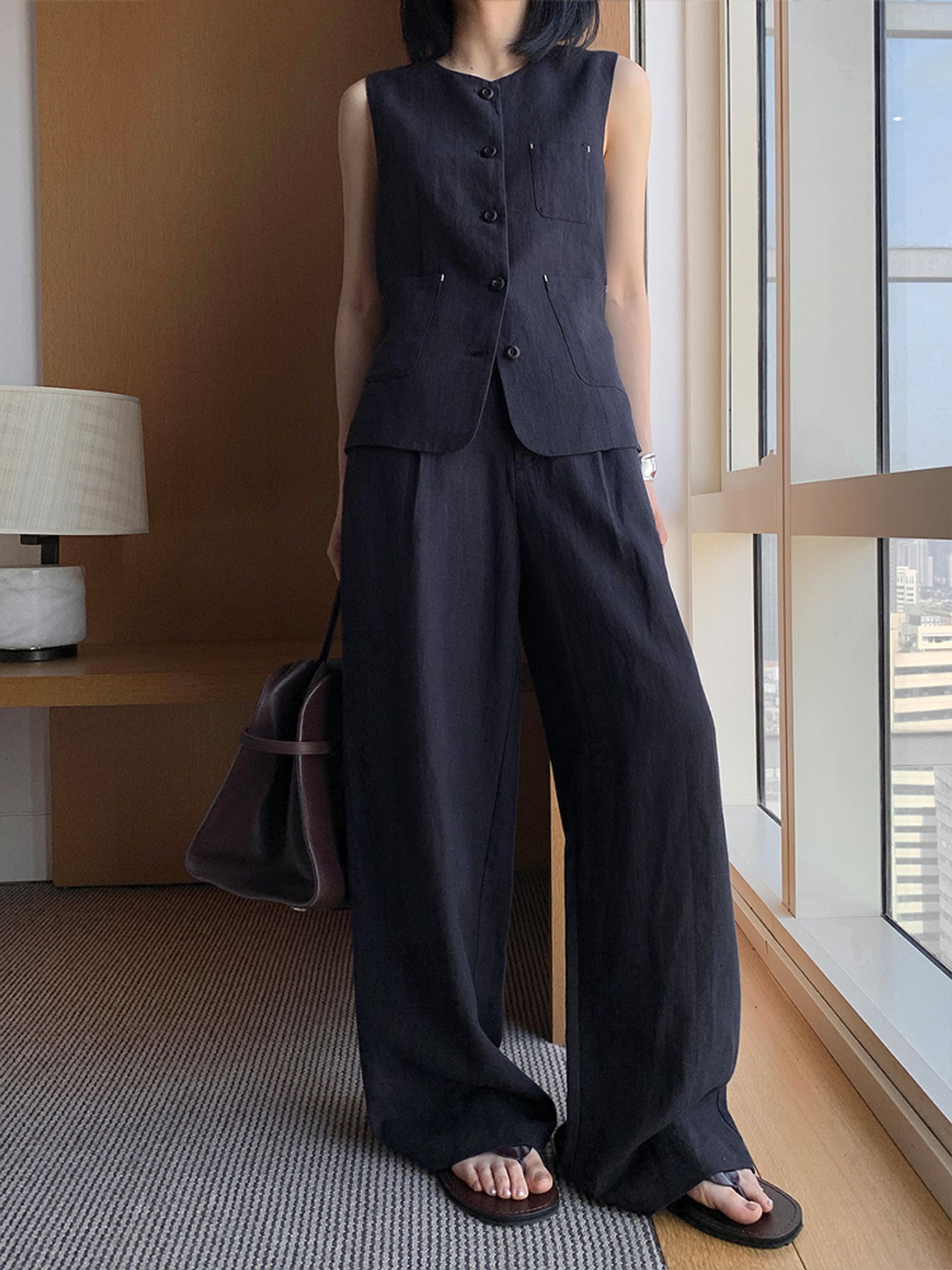 Midnight Linen Tailor Set : 소냐도르(soñador)