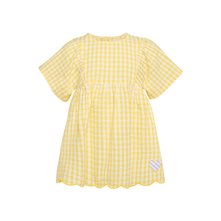 Katrine MINI Dress-Yellow Checks : Giggle Shop (기글샵)