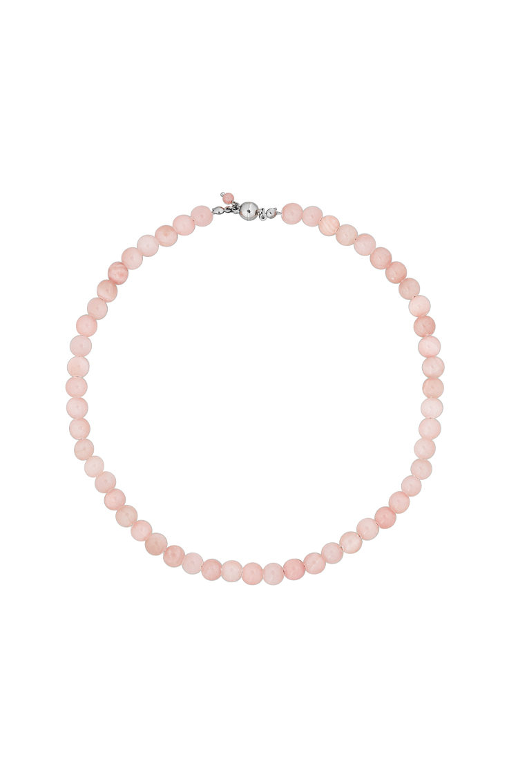 Pink Cloud Jade Necklace : JUSTLOVER