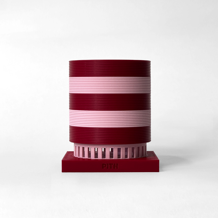 MODI POT - Stripe Collection 01 "Strawberry" : PITH