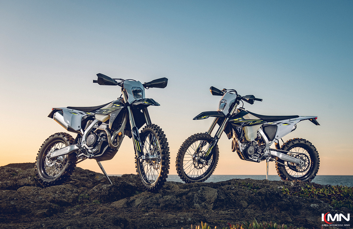 TRIUMPH, 새로운 엔듀로 ‘TF250-E & TF450-E’ : 한국이륜차신문