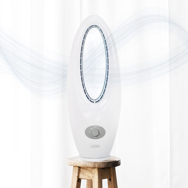 [LEZEN] 르젠 안전한 다이얼 날개없는 선풍기 LZEF-FL3010 : 트라이스