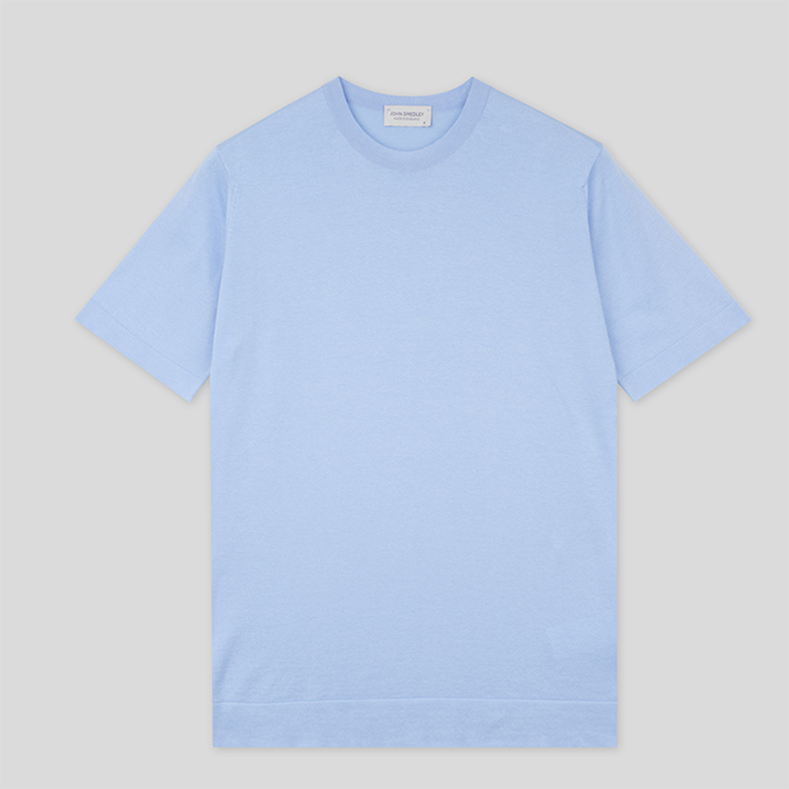 LORCA 코튼 반팔 티셔츠 30G 스탠다드 핏 EVENTIDE BLUE COLOUR : 존스메들리