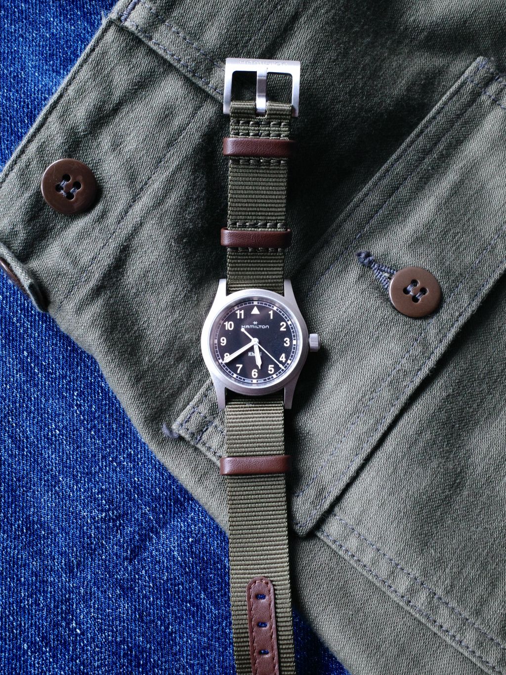 hamilton khaki field quartz : Seoul Used
