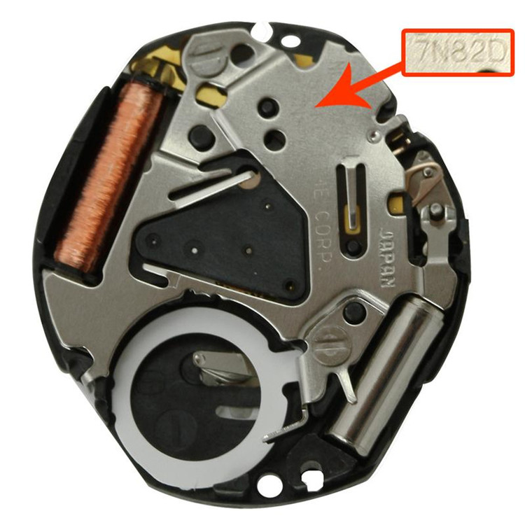 SEIKO 세이코 3핸즈 쿼츠 무브먼트 7N82.4 / 높이 4.5mm : Color Your Watch, 와루와치즈