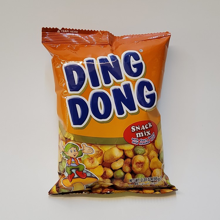 DINGDONG Snack mix with fava beans & Cracker nuts (95g) : bataviamart