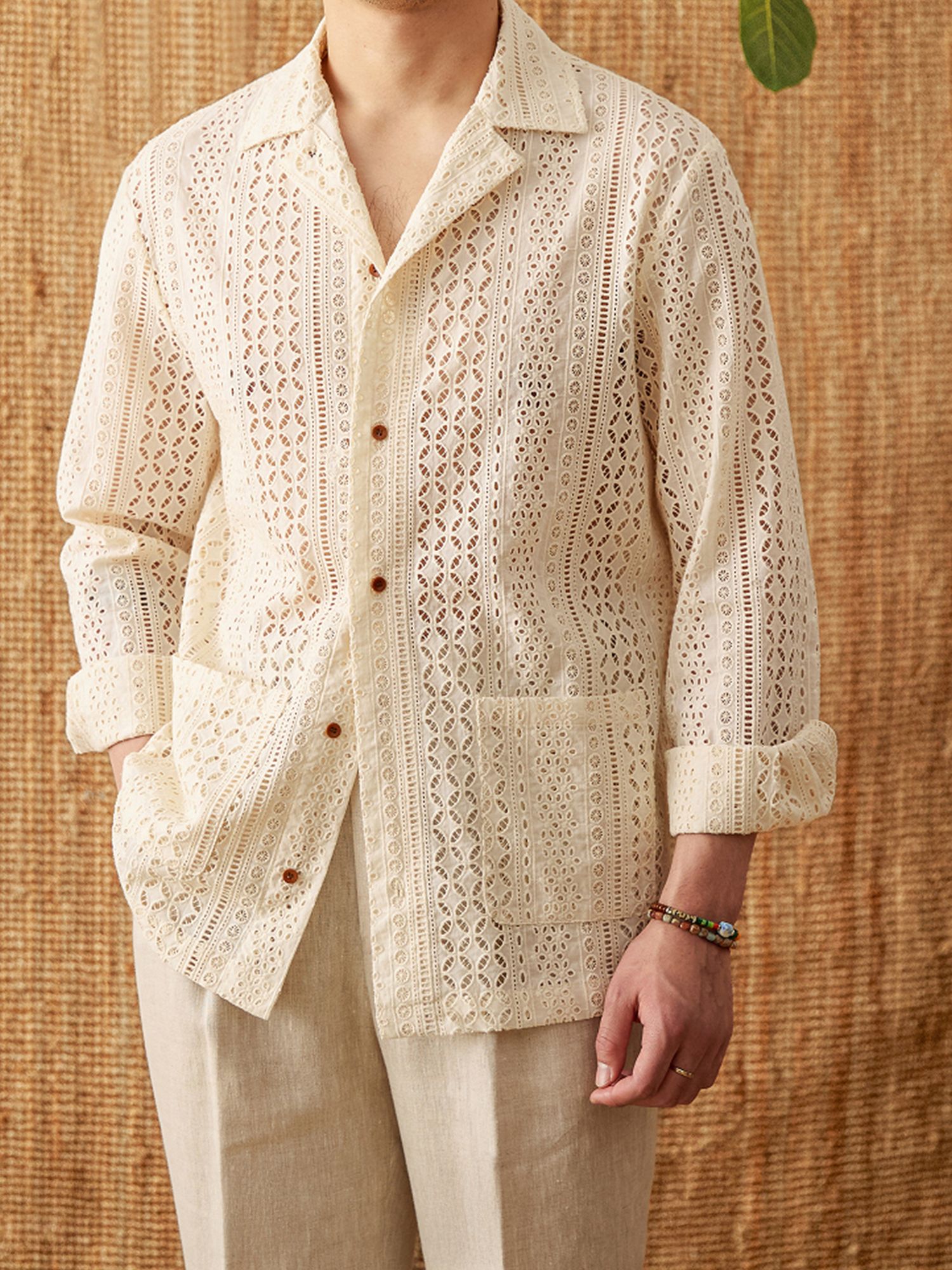 베르디 오픈워크 셔츠 : 마스콜리노