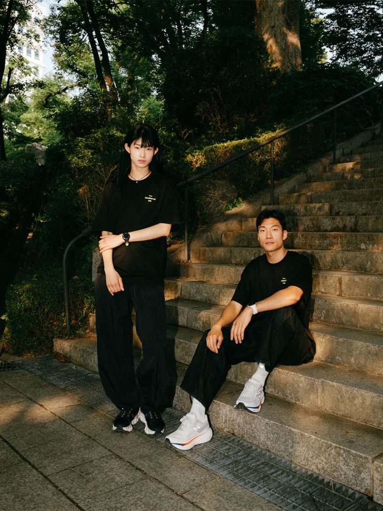 오리지널, RunToday 탑 루즈핏 티셔츠 블랙 : Mattland 맽랜드