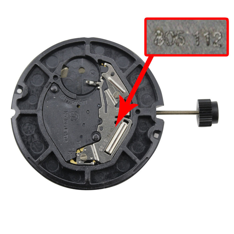 ETA 3핸즈 쿼츠 무브먼트 805.112-6 / 6시 데이트 / 높이 5.1mm : WHATAWATCHES