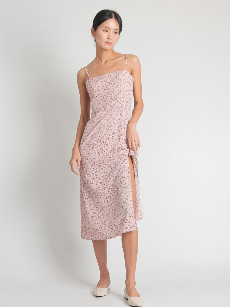 Gemma Flower Top A-line Dress [CBNS6OP01] : 파슨스 Parsons