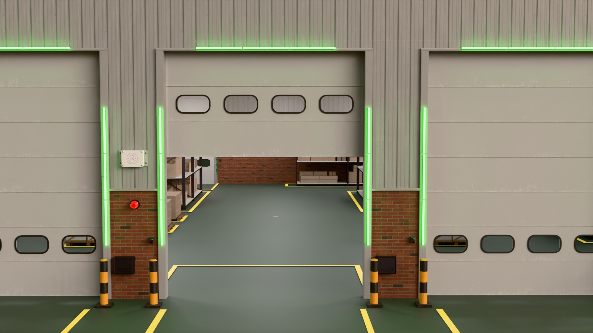 지니고 안전시스템 보행자 라이트 I Operator Safety System