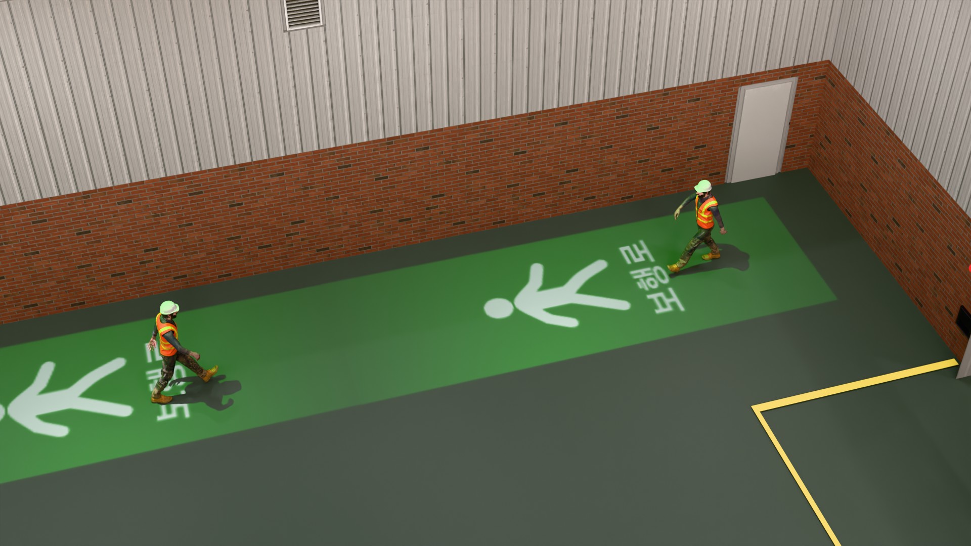 지니고 안전시스템 보행자 라이트 I Operator Safety System