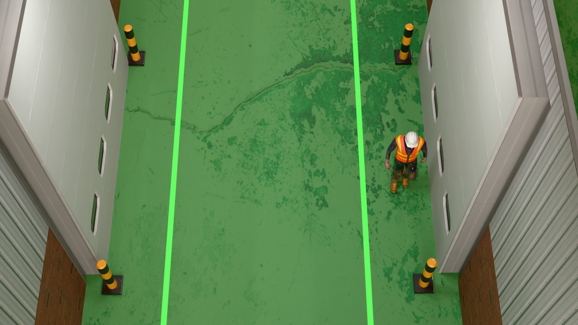 지니고 안전시스템 보행자 라이트 I Operator Safety System