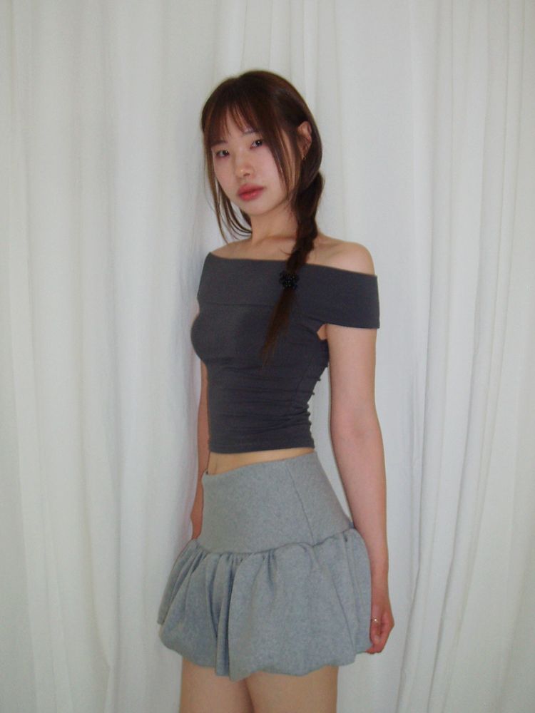 Modern off-shoulder (4colors) : 유쉬 (EUSH)