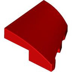레고부품 Red Wedge 2 x 2 x 2/3 Left (5095) : 오!브릭 - 레고부품 쇼핑몰