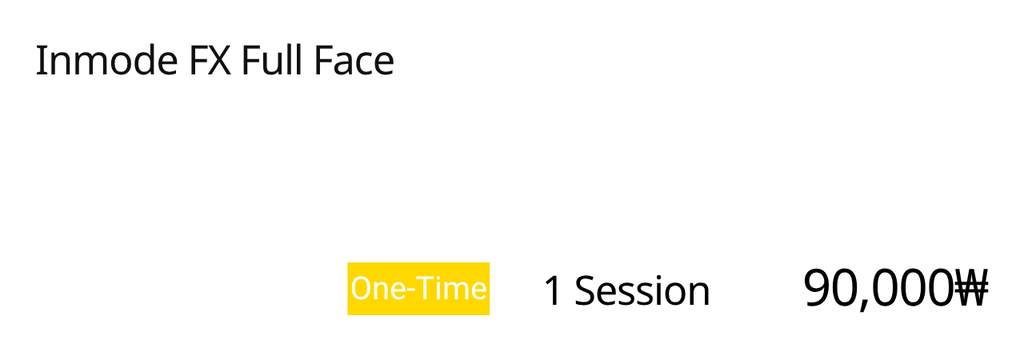 Inmode FX Full Face : 뽀송의원 강남