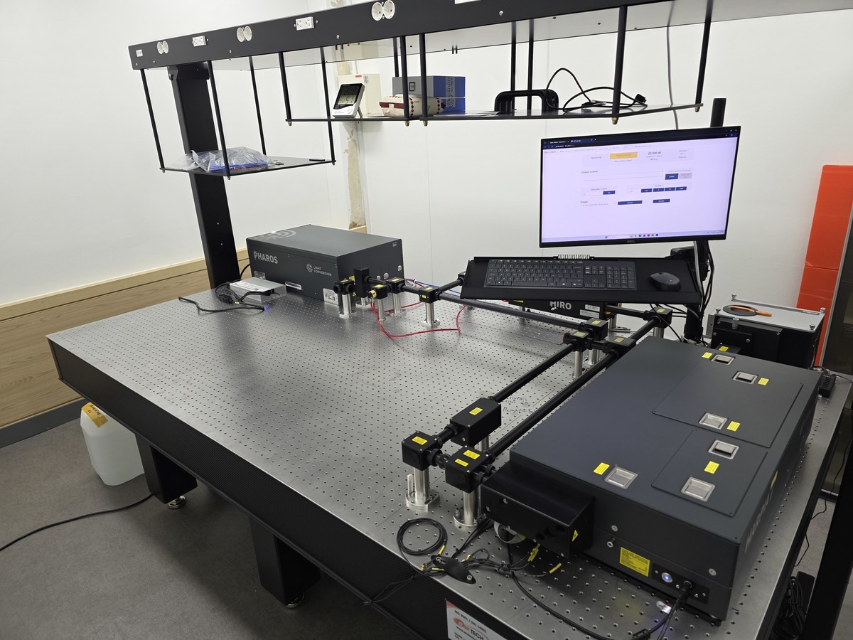 Finally We set up the Femtoseconds TA : SPEC Lab