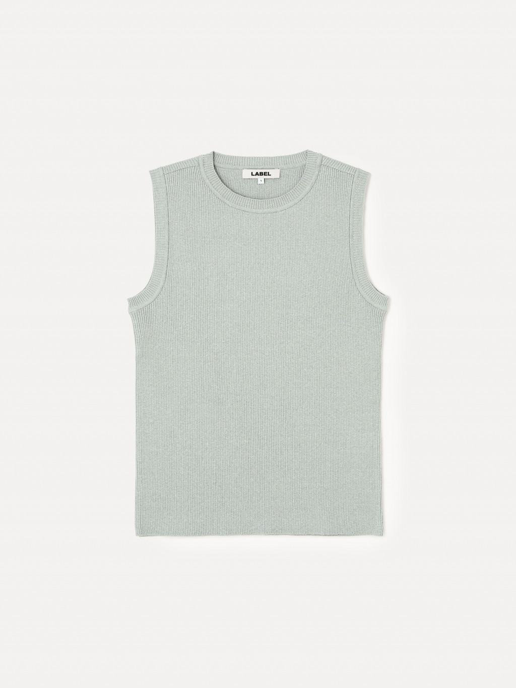 Hale sleeveless rib knit khaki grey : LABEL ARCHIVE 라벨 아카이브