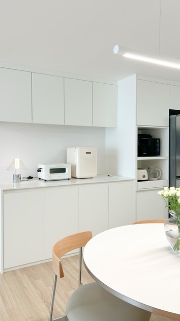 아이보리&화이트 톤의 주문 제작 가구 홈스타일링 (낙양동 라디언트캐슬 APT, 22PY) : HOME