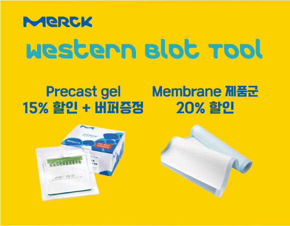 [Merck] Membrane 20% Precast gel 15% 할인 행사 (~9.30) : 할인행사 및 각종 Event