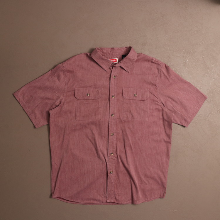 Wrangler Cotton Walk Short-Sleeved Shirt : SEMIBASEMENT