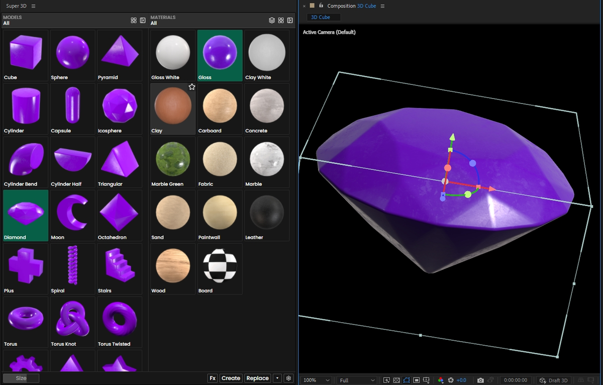 3D를 효과적으로 활용할 수 있게 만들어주는 Super 3D Extension : TUTORIAL