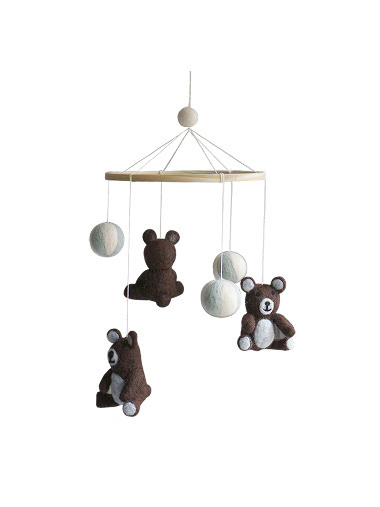 Interior Mobile - Little Brown Bear (Blue ver.) : A NOTE FROM