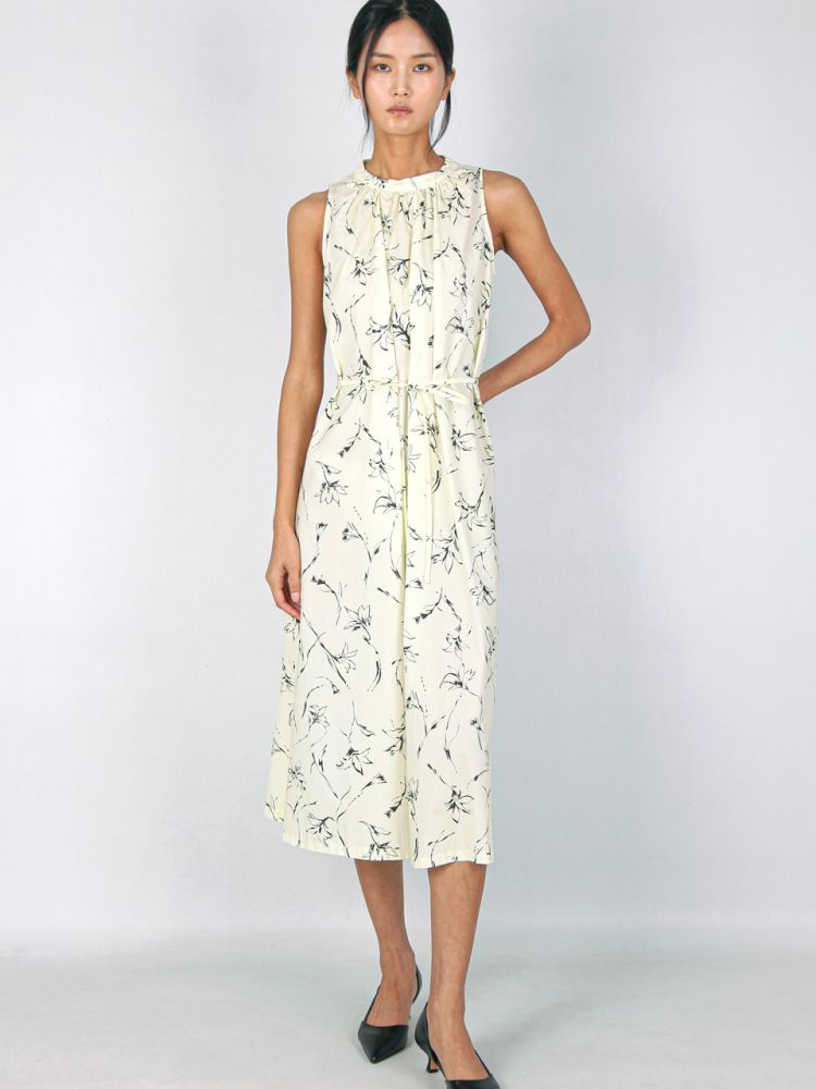 Floral Cotton Dress [ASST5OP01] : 파슨스 Parsons